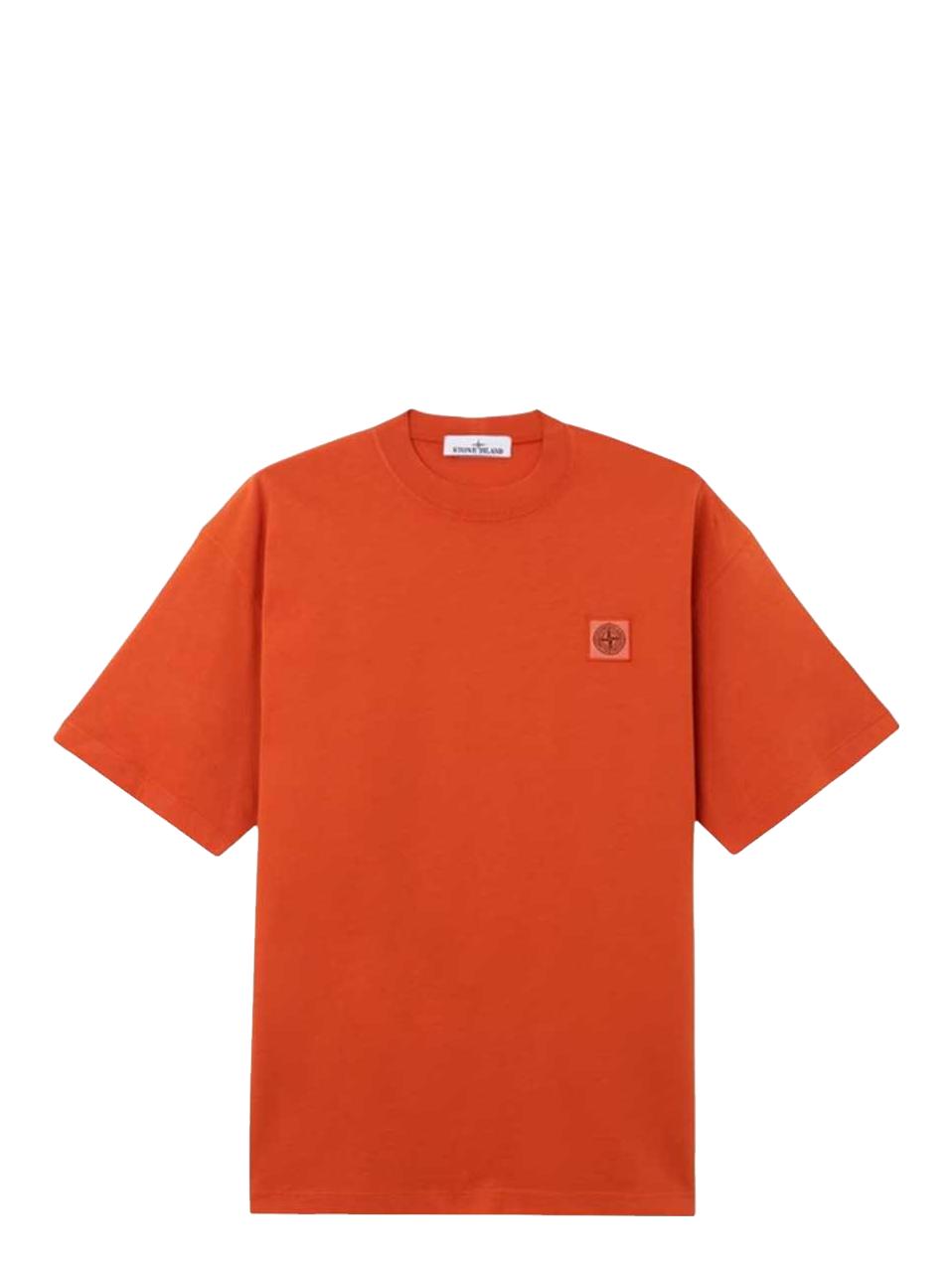 STONE ISLAND t-shirt with logo patch